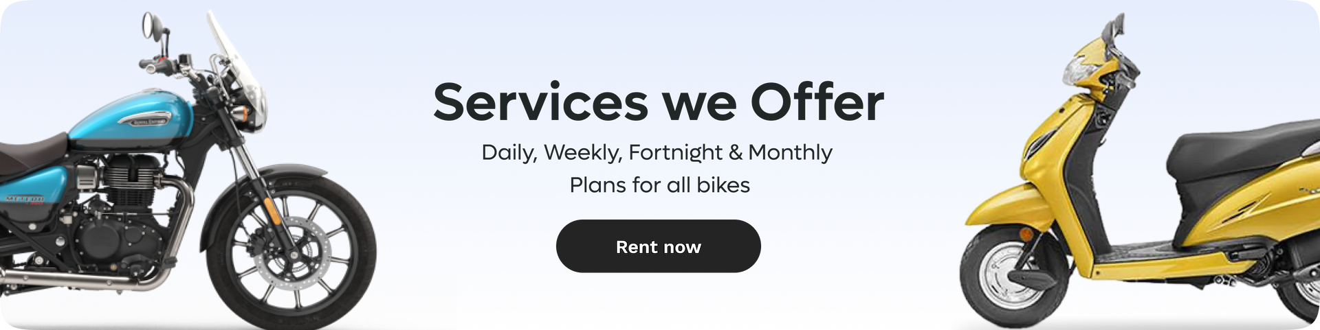 Scooty/Bike Rentals in Dehradun | Rent Two Wheeler in Dehradun | Rentnhop